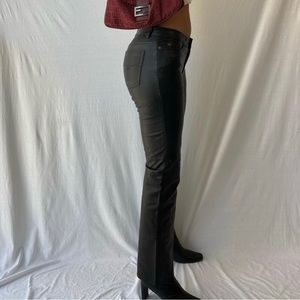 Guess | Pants & Jumpsuits | Guess Vintage Leather Pants With Stitching ...